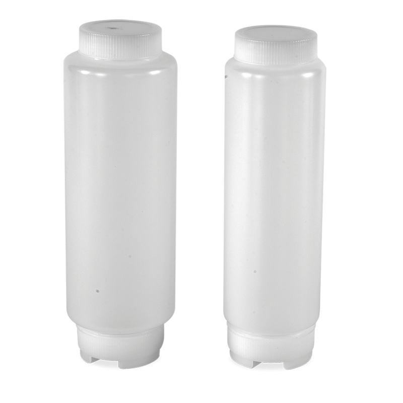 1pz Recipiente para aderezo con válvula 12oz plastico